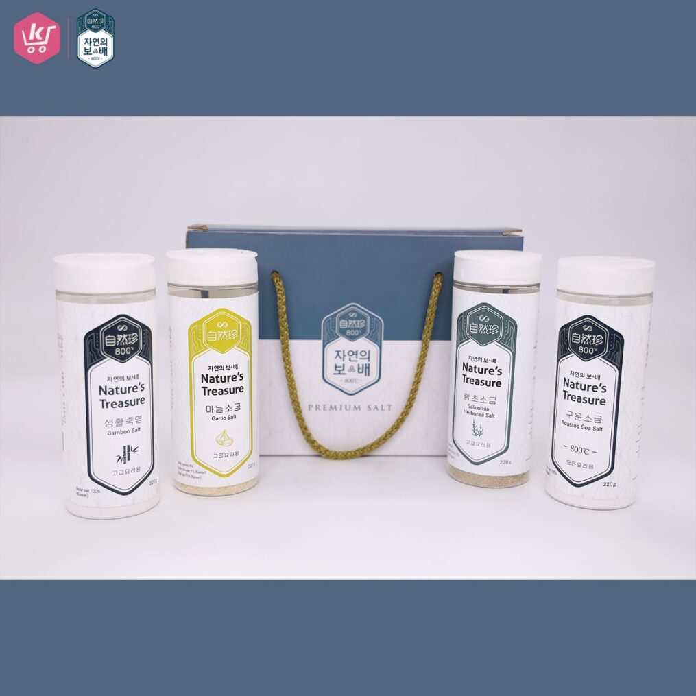 K Salt Premium, Premium Seasoning Salt Set(4 bottles/box) | Korikart ...