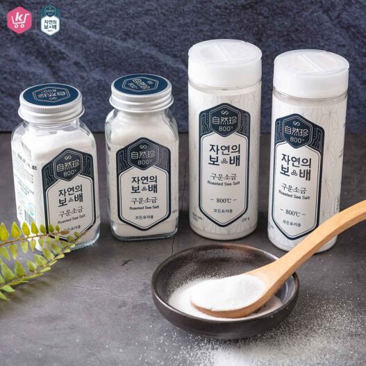 K Salt Premium Roasted Sea Salt [220g] Quality salt from Korea 220 g ...
