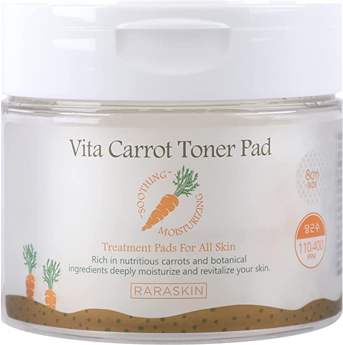Vita Carrot Toner Pad (70 Pads) | Korikart Indonesia